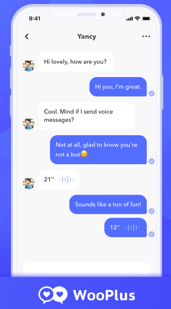 Plus-size Dating App Adds Voice Message | WooPlus