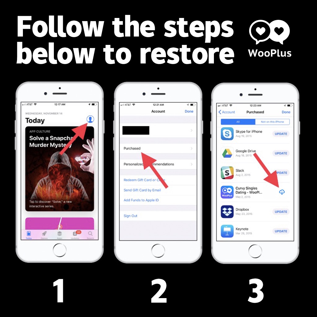 Restore WooPlus app on your iPhone - User's Blog!